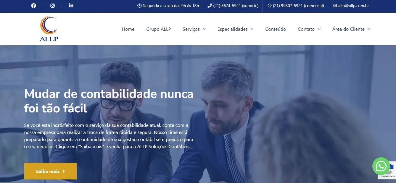 Troca de Contabilidade em Niterói - RJ | ALLP Soluções Contábeis